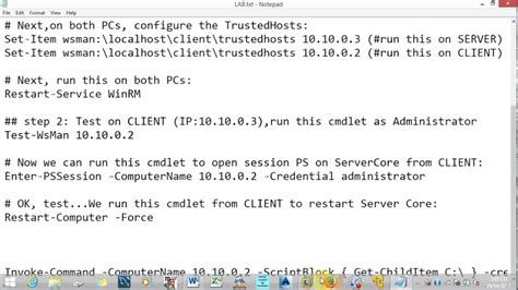 Using PowerShell Remotely On ServerCore YouTube