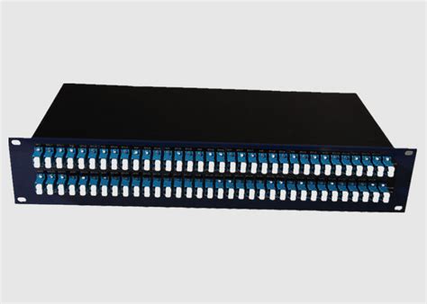 19 Inch 2U Multimode 96 Port LC Duplex Patch Panel