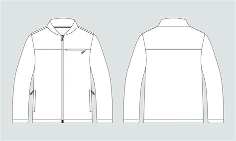 Jacket Template Vector Art Icons And Graphics For Free Download