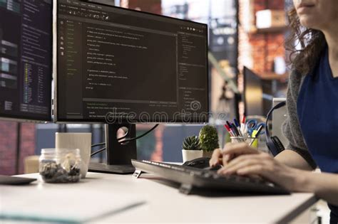 Programming Code Executing Software Ui Computer Monitor Apartment