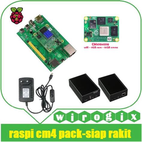 Jual Raspberry Pi Compute Module CM Pack Siap Rakit Kab Bandung Wirogix Tokopedia