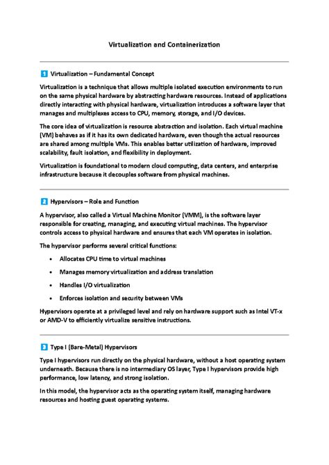 Os 3 Virtualization And Containerization Concepts And Insights Studocu