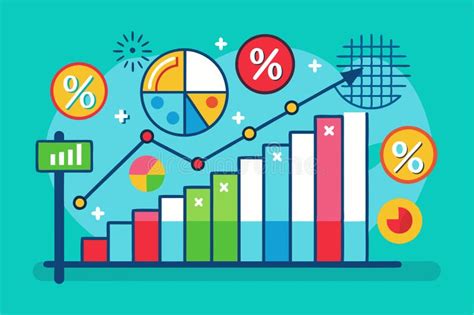A Vibrant Illustration Displays A Growth Chart With Colorful Bars And Various Data