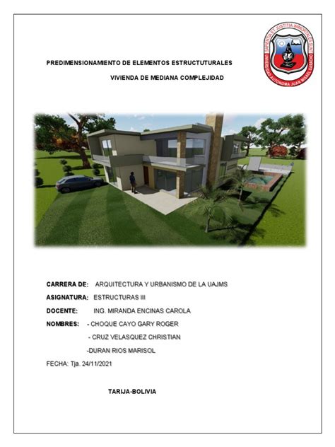 Predimensionamiento Estructural Pdf Hormigón Componentes