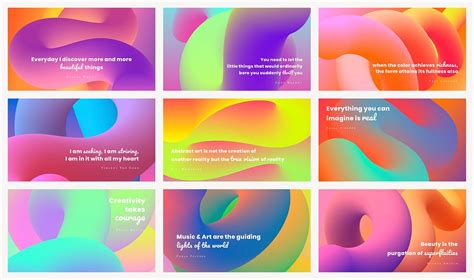 Colorful Fluid Gradient Banner Vector Set Images Free Photos Png