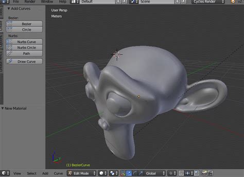 Cycles Render Engine How Can I Make Curves Stick To A Model Blender Stack Exchange