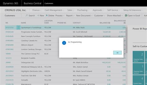 Customizing Bc Using Al Code Functions