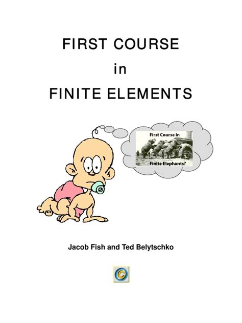 First Course For Finite Element Pdf Finite Element Method Matrix Mathematics