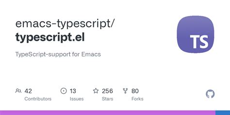 GitHub Emacs Typescript Typescript El TypeScript Support For Emacs