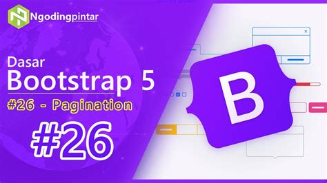 26 Pagination Belajar Bootstrap 5 Youtube
