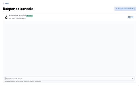 endpoint response actions elastic docs