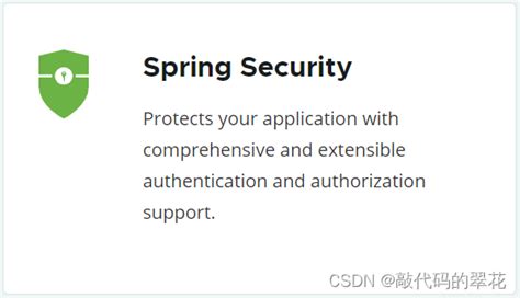 9，springsecurity专题 Springsecurity快速入门 Csdn博客