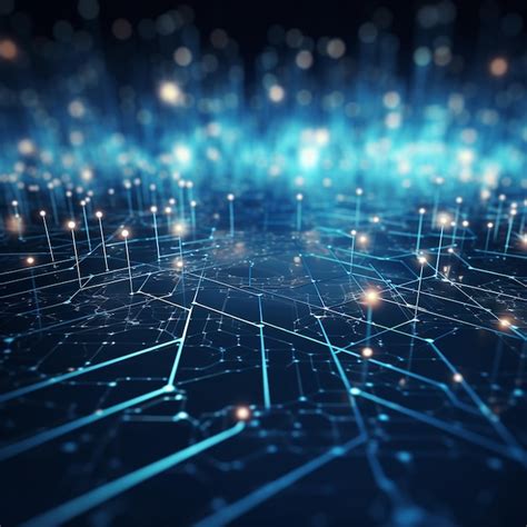 Premium Photo Modern Tech Background Networking And Connections