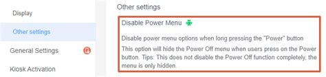 How To Use Disable Power Menu Policy In AirDroid Business To Enhance Device Security