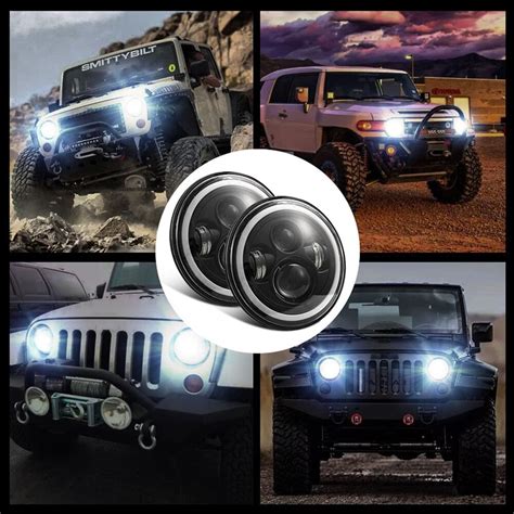 Auto Led Koplamp 7 Inch Koplamp Voor Truck Suv Aut Vicedeal