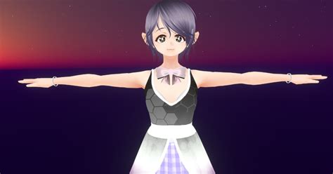 Cute Anime Girl Game Ready Low Poly 3d Model Sumi 3d Characters