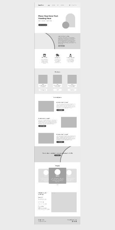 Web Design Prototype Web Design Webpage Design Layout Webpage Design