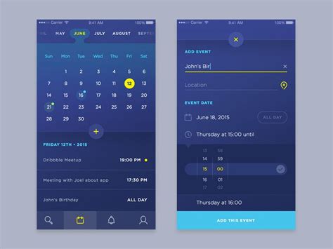 91 best mobile date and time images on pinterest user interface