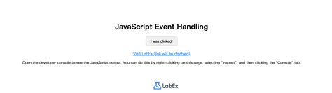 Gestion Des événements Javascript Maîtrisez Les Clics Et Les Interactions Utilisateur Labex