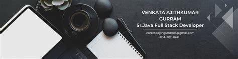 Gurram Venkata Ajith Kumar Sr Java Ui Developer At Us Bank 10 Years Of Experience