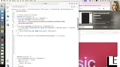 Litegraphdisplay Image Using Canvas Youtube