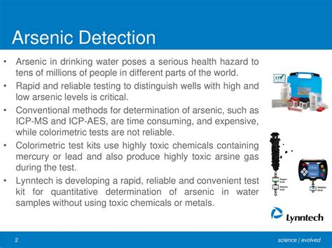 Rapid Detection Of Arsenic In Water Ppt Download
