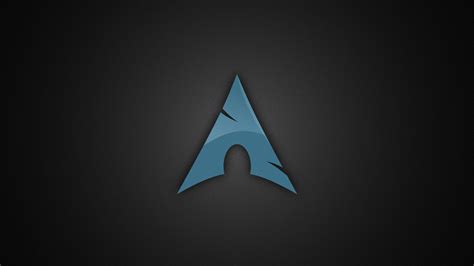 Arch Linux 1080p Black Background Linux Hd Wallpaper