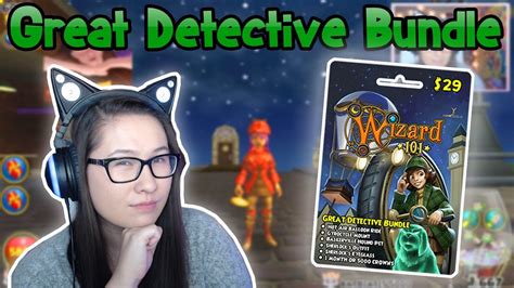 Wizard101 Great Detective Bundle Reveal Youtube