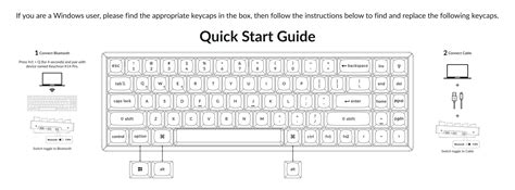 Keychron K14 Pro Snelstartgids Keychron Belgium