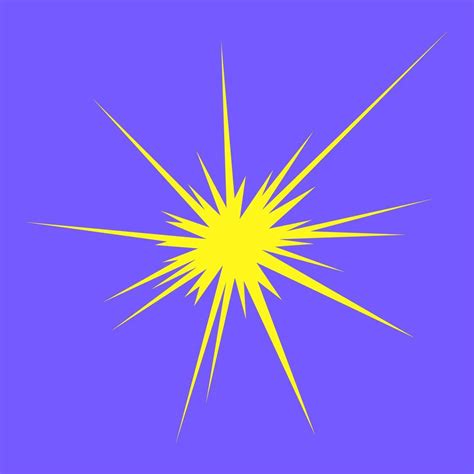 Dynamic Spark Isolated On Blue Background 50124369 Vector Art At Vecteezy