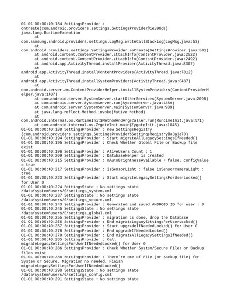 Settings Provider Pdf Java Programming Language Backup