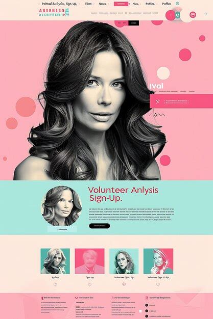 Premium Photo Light Layout Web With Pastel Effect Airy Website Layout