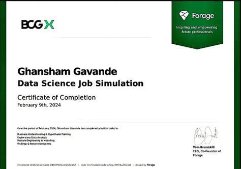 ghansham gavande on linkedin datascience careermilestone bcgexperience