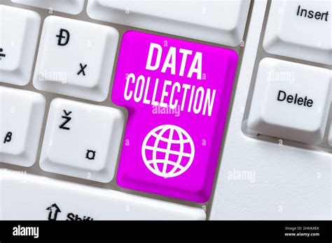 Writing Displaying Text Data Collection Word For Gathering And Measuring Information On