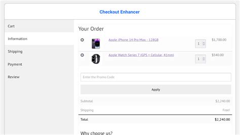 Checkout Enhancer For Woocommerce Woocommerce Marketplace