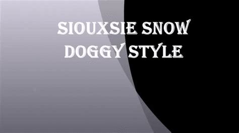 Siouxsie Snow Doggy Style Topcat Productions Xxxl All Amateur