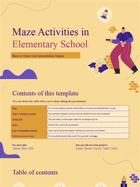 Maze Activities In Elementary School By Slidesgo Download Free Pdf Planets Mercury Planet