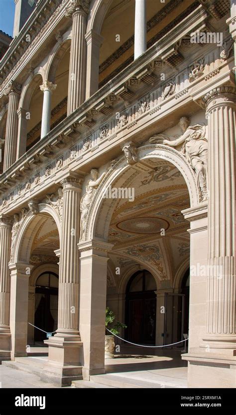 A Detail Of The Arches And Corinthian Columns At Vanderbillt The