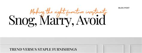 Snog Marry Avoid Jet Mcqueen Interior Design