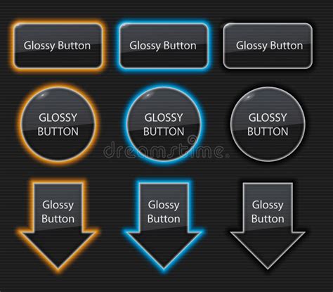 Glossy Buttons Stock Illustration Illustration Of Border 27341021