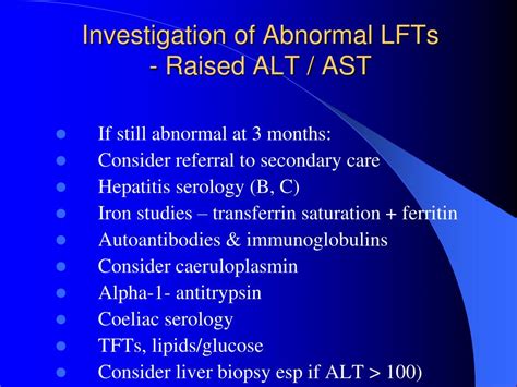Ppt Evaluation Of Abnormal Liver Function Tests Powerpoint Presentation Id 1375460