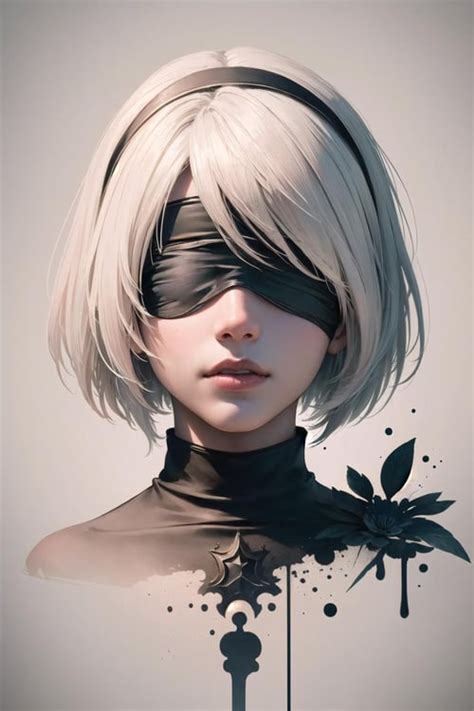 2B Nier Automata V1 0 Stable Diffusion LoRA Tensor Art