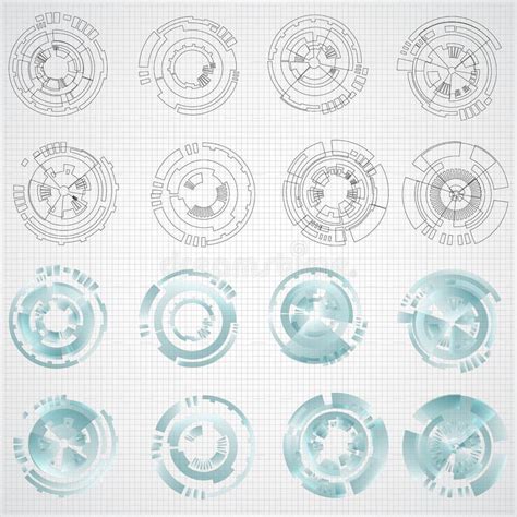 Vector Futuristic Interface Hud Design Stock Vector Illustration Of Access Future 111670580