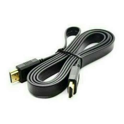 Jual Eyota Kabel Hdmi M Flat Gepeng Hdmi To Hdmi Meter Full Hd P D V High Speed