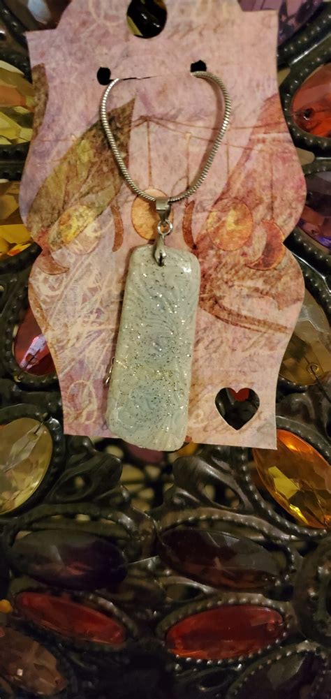 Elegant Off White Rectangle With Glitter And A Splash Of Blue Karma