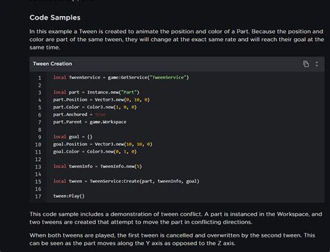 Confused On Robloxs Documentation On Tweenservice Scripting Support