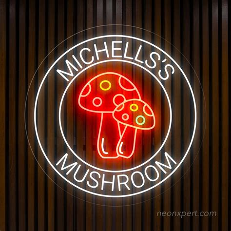 Personalized Mushroom Neon Sign Neonxpert
