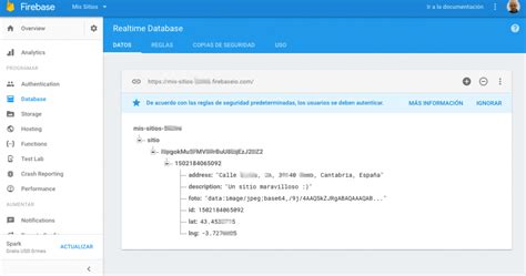 Tutorial De Ionic Firebase Parte 2 Database Guardar Nuestros Sitios En La Nube Reviblog