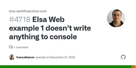 Elsa Web Example 1 Doesnt Write Anything To Console · Issue 4718