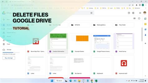 How To Delete Google Drive Files YouTube